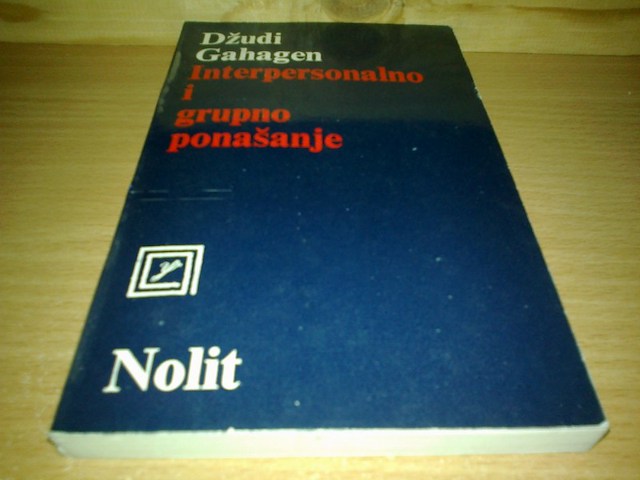 Interpersonalno i grupno ponašanje Džudi Gahagen ➡️ ➡️