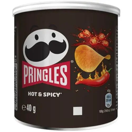 Pringles Čips, Ljut i začinjen, 40g