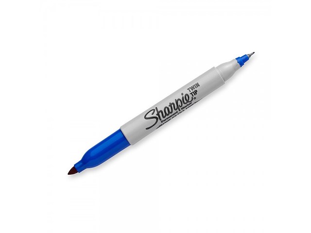 SHARPIE PERMANENTNI MARKER TWIN TIP PLAVI