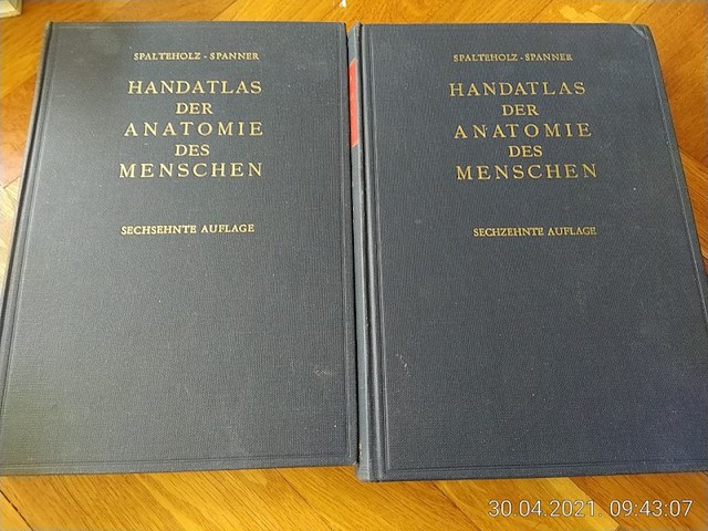 SPANNER, HANDATLAS DER ANATOMIE DES MENSCHEN 1-2