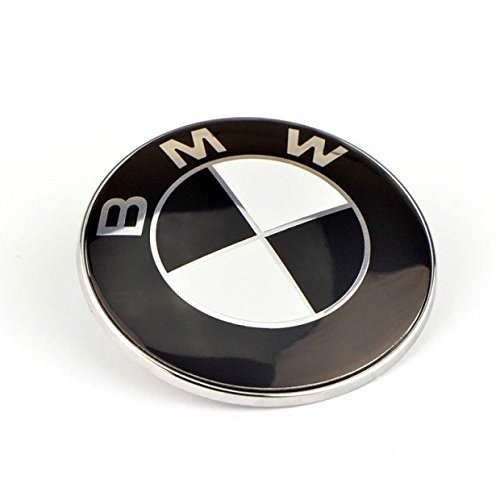 Znak Bmw crno/beli 74mm