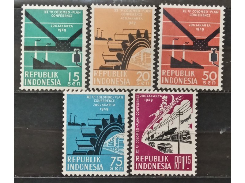 INDONEZIJA 1959 - XI. COLOMBO PLAN **