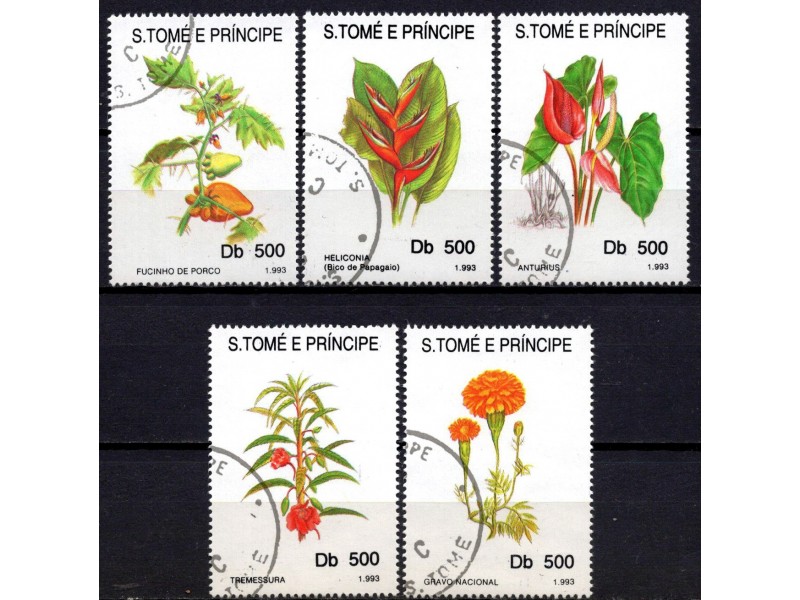 Sao Tome e Principe 1993. Flora