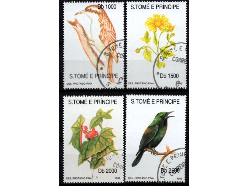 Sao Tome e Principe 1992. Flora&Fauna