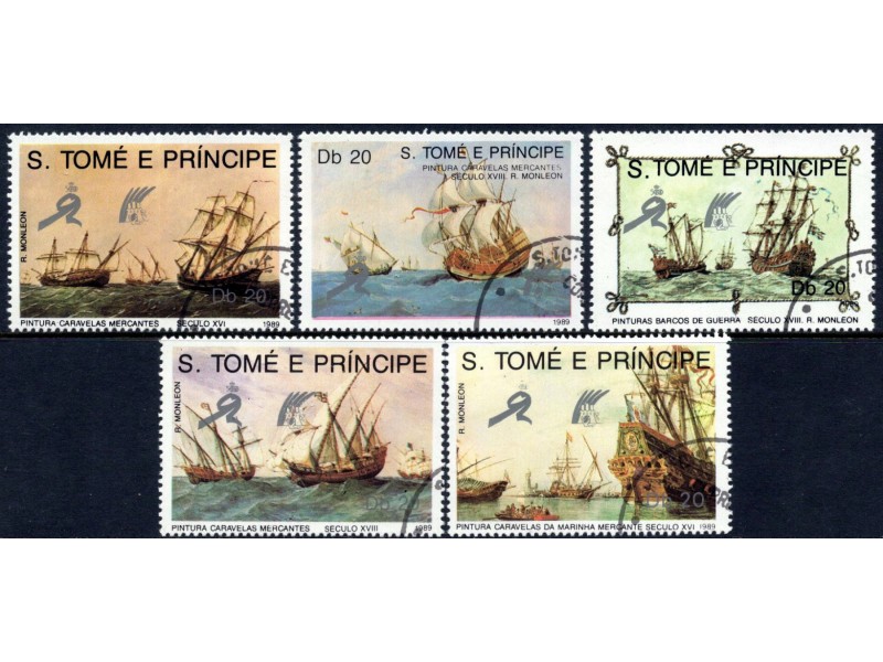 Sao Tome e Principe 1989. Brodovi