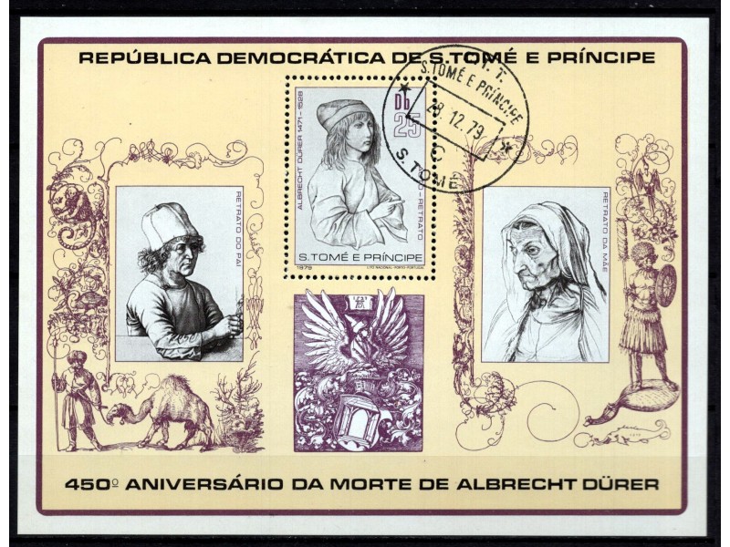 Sao Tome e Principe 1979. Blok br. 37, Albrecht Durer