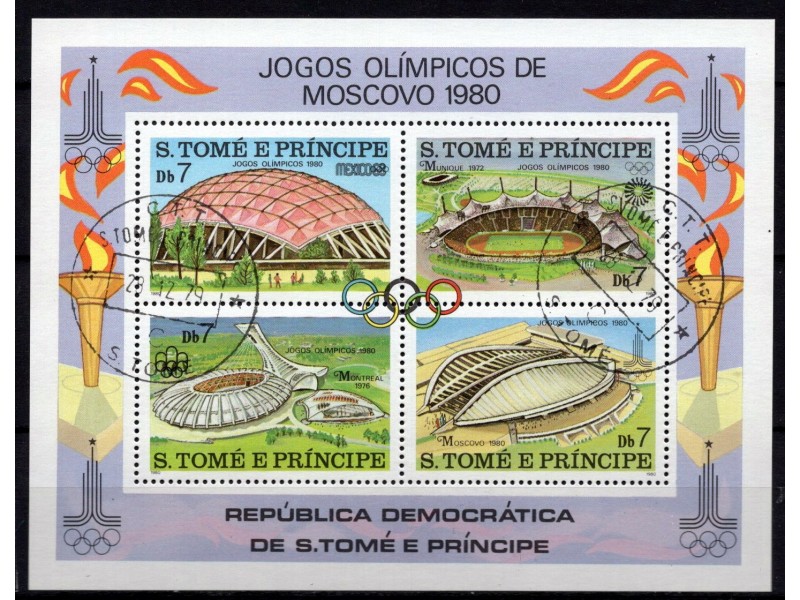 Sao Tome e Principe 1980. MI:43A, Olimpijada