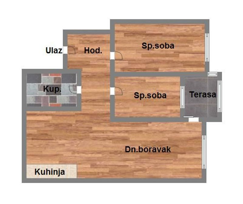 Trosoban - 55m2 - Telep!