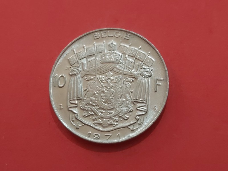 Belgija - 10 francs 1971 god