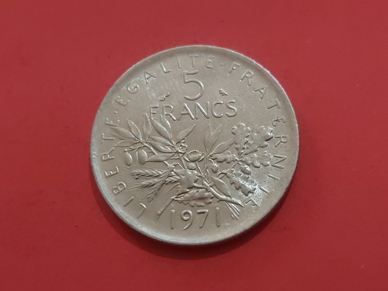 Francuska - 5 francs 1971 god