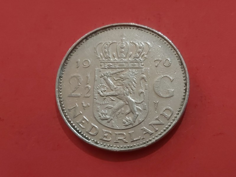 Holandija - 2 1/2 gulden 1970 god