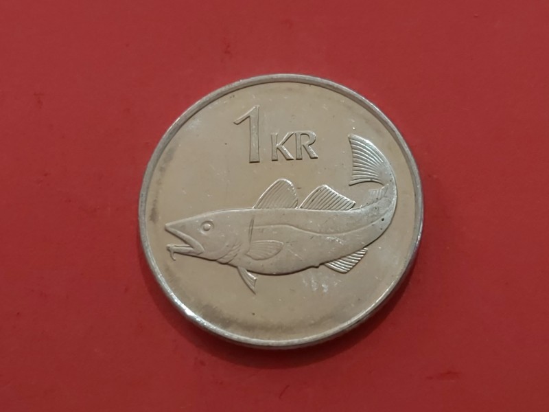 Island - 1 krona 2005 god