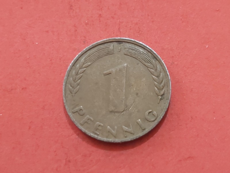 Nemačka - 1 pfennig 1949 god J