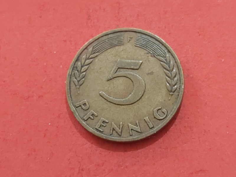 Nemačka - 5 pfennig 1949 god F