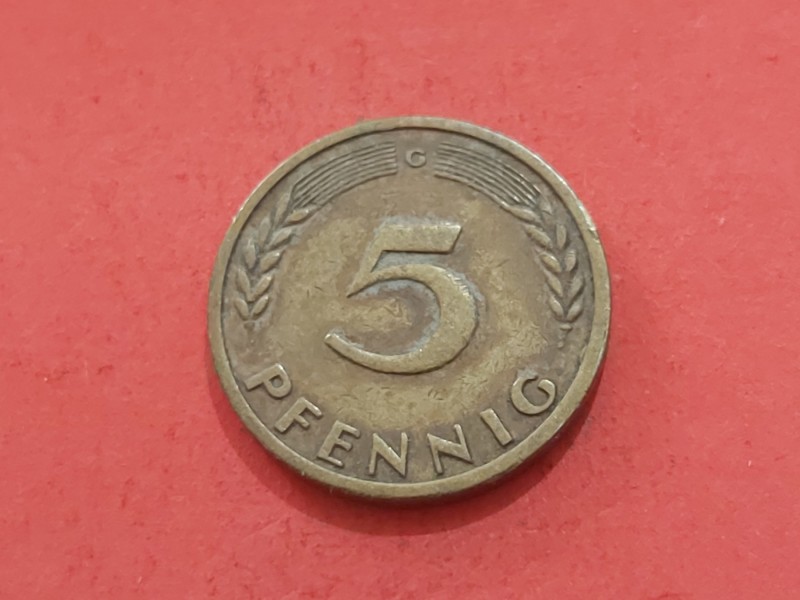 Nemačka - 5 pfennig 1949 god G