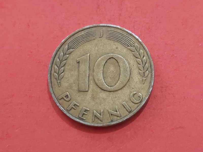 Nemačka - 10 pfennig 1949 god J