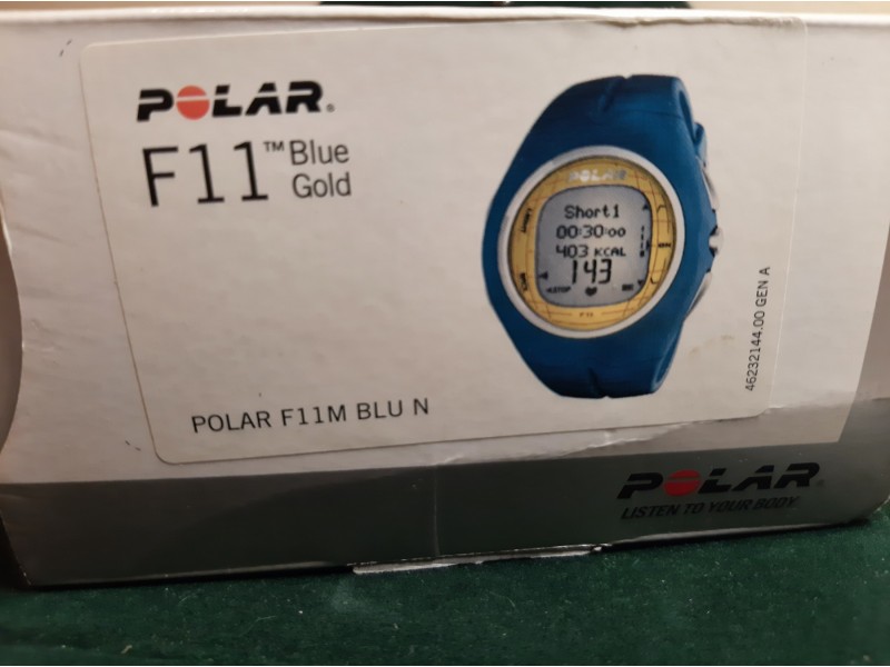 POLAR F11 FITNESS SPORT SAT PLAVI REMEN POJAS M