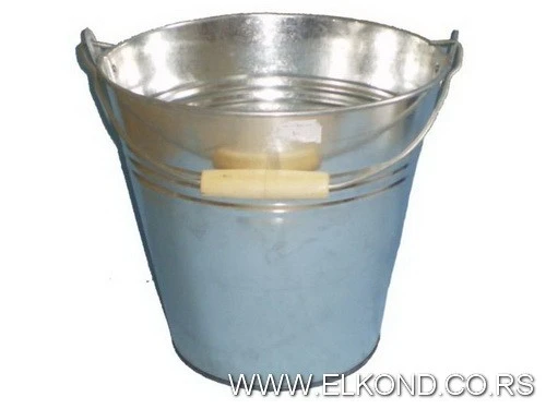 POCINKOVANA KOFA 15L
Pocinkovana kofa 15L - R
