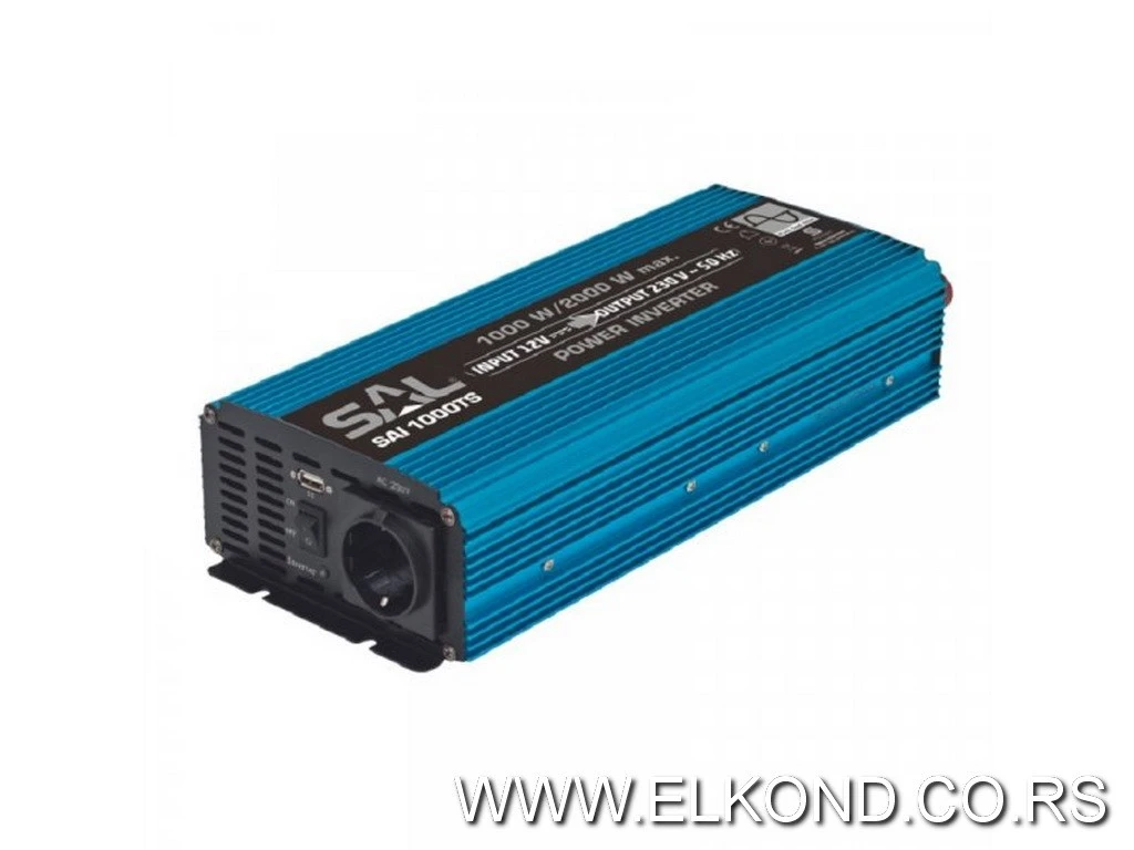 PRETVARAČ SINUSNI 12VDC/230AC 1000/2000W