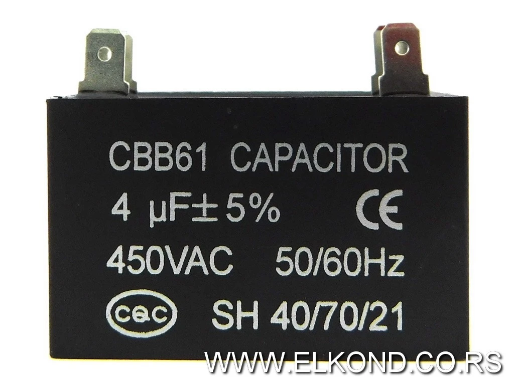KONDENZATOR ZA KLIMU 4 MF CBB61
