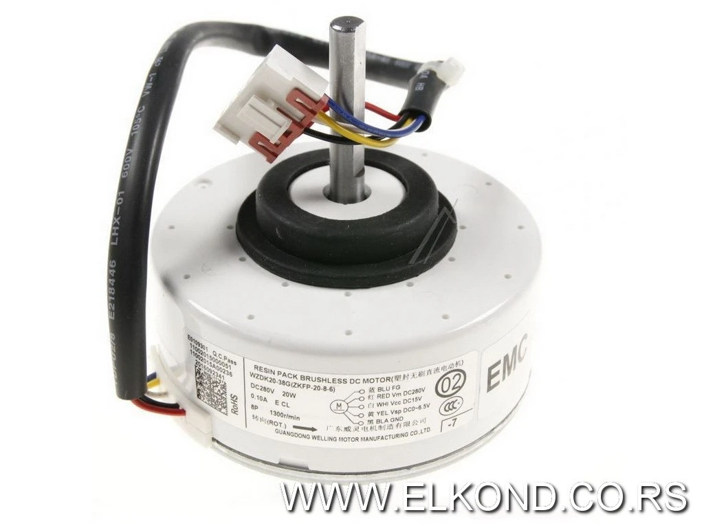 VENTILATOR KLIME WZDK20-38G 310V DC 20W 9178007178