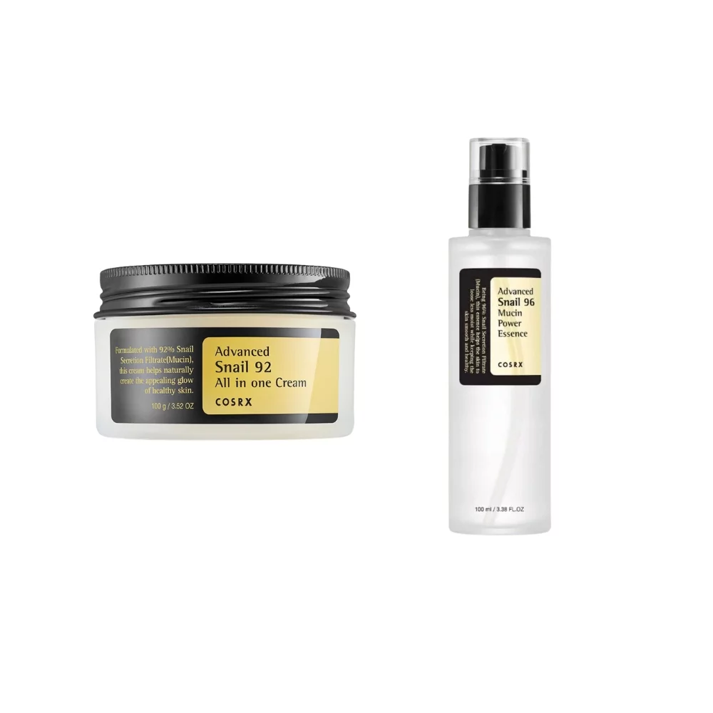 Basic Snail Set (Snail 92 Cream 100g + Snail 96 Mucin Power Essence 100ml)