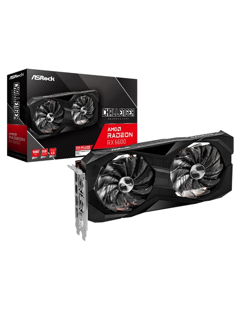 ASROCK AMD Radeon RX 6600 8GB 128bit RX 6600 Challenger D 8G grafička karta