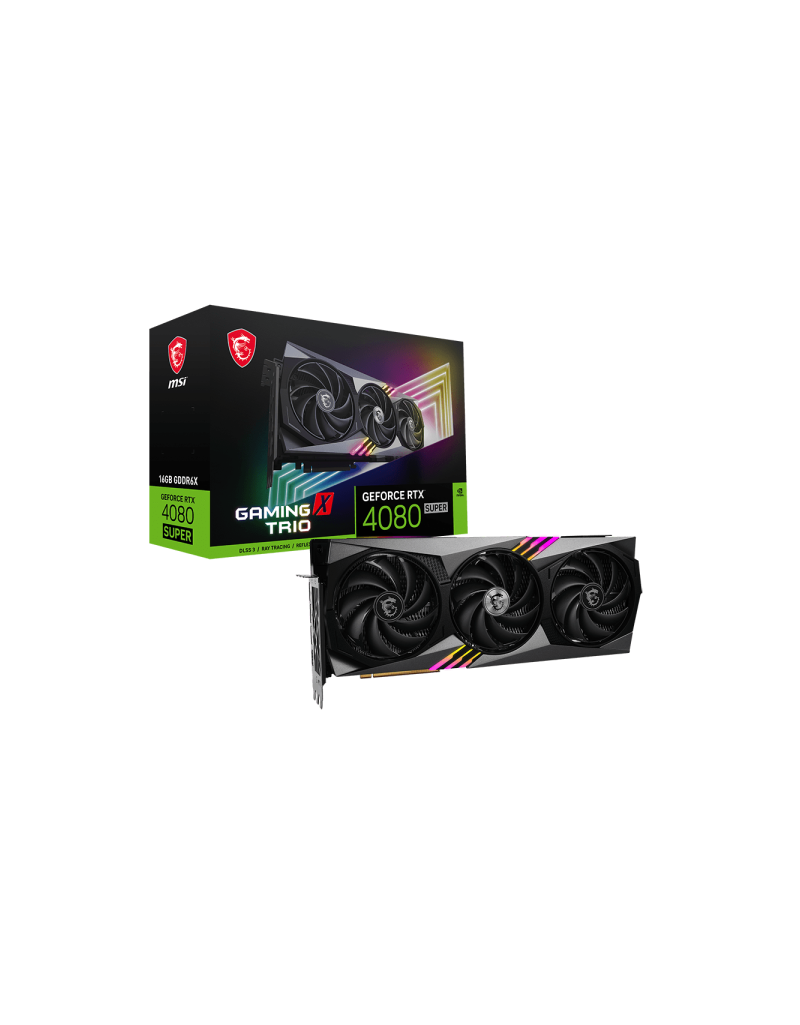 MSI nVidia GeForce RTX 4080 SUPER 16GB 256bit RTX 4080 SUPER 16G GAMING X TRIO