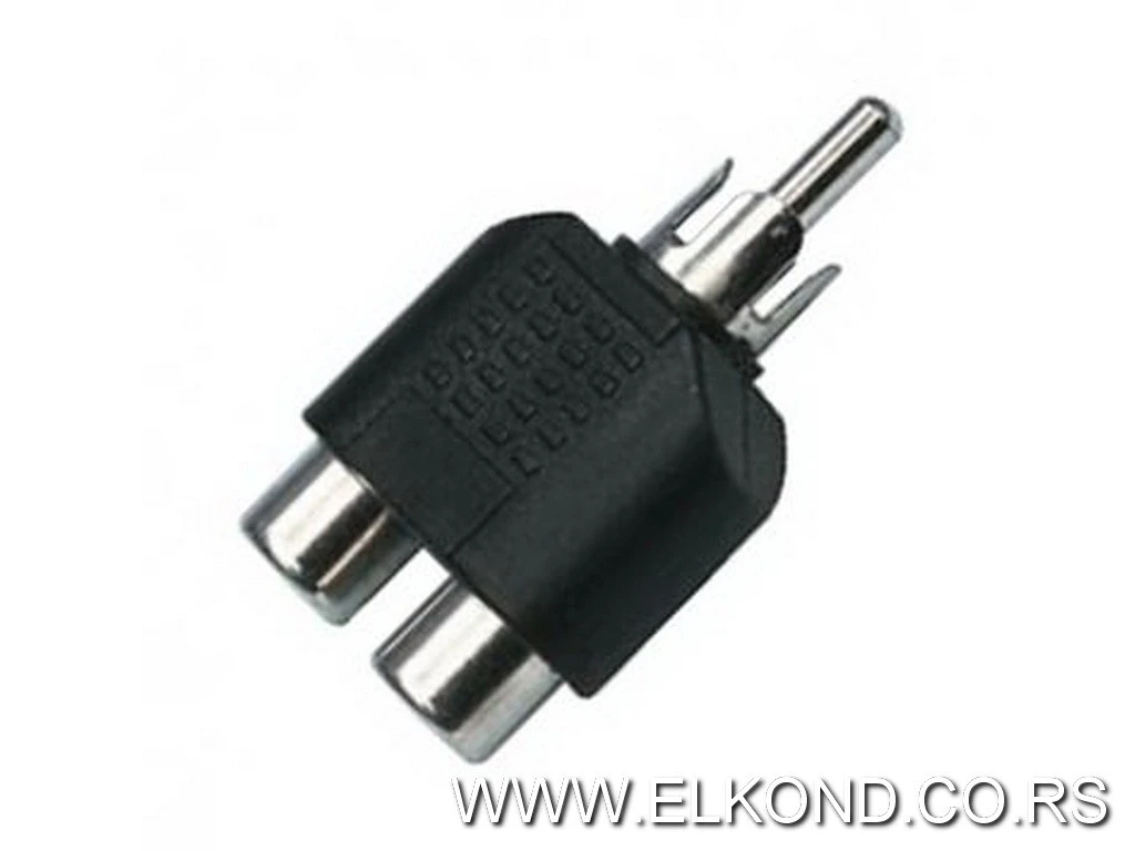 ADAPTER 2xCINC UTIČNICA-1xCINC UTIKAČ