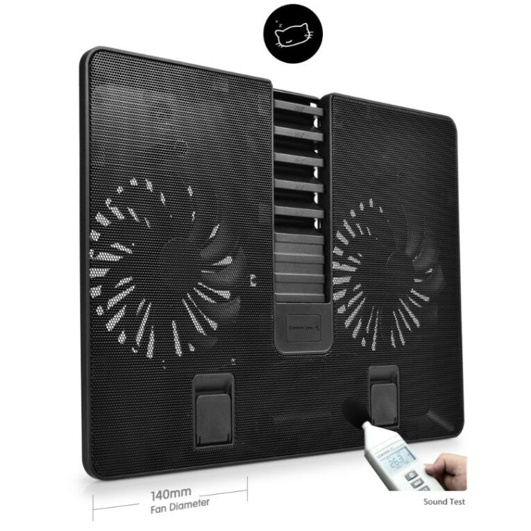 DeepCool U PAL Hladnjak za laptop 15.6 2x140mm.Fan 1000rpm 92CFM 26dB 390x280x27mm USB3.0 (postolje