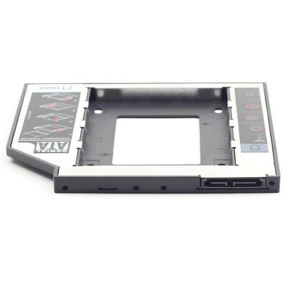 MF-95-01 Gembird Fioka za montazu 2.5 SSD/SATA HDD(do 9.5mm) u 5.25 leziste u Laptop umesto optike