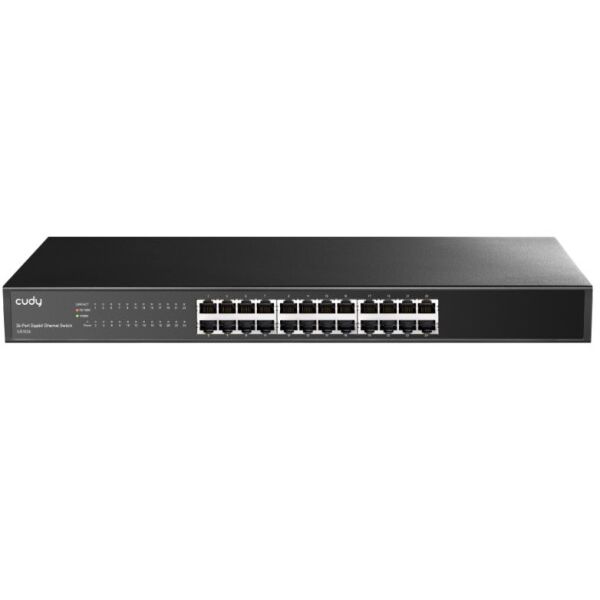 Cudy GS1024 24-Port 10/100/1000M Switch,24 x Gbit RJ45 port, rackmount (alt. PFS3024-24)