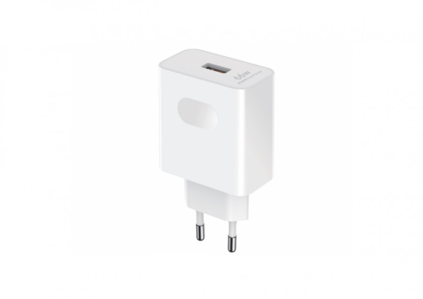 Zidni punjač HONOR SuperCharge Power Adapter/66W/bela sa USB-C kablom (1m/6A)