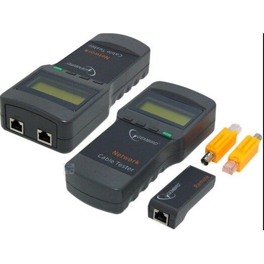 NCT-3 Gembird Digital network cable tester. Suitable for Cat 5E, 6E, coaxial, and telephone cable