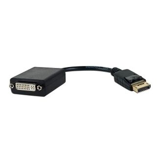 FAST ASIA Adapter - konvertor DisplayPort (M) to DVI-I (F) crni