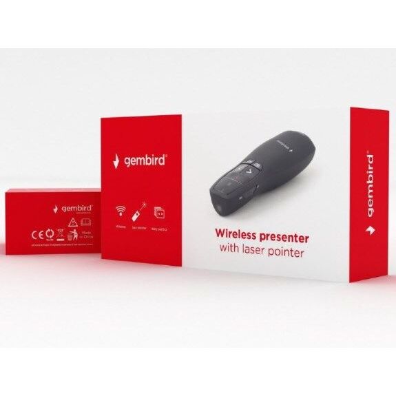 WP-L-02 Gembird Wireless prezenter, laser pointer