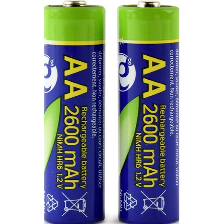 EG-BA-AA26-01 ENERGENIE 2600mAh AA, PAK2 CK, PUNJIVE NiMH baterije (rechargeable)