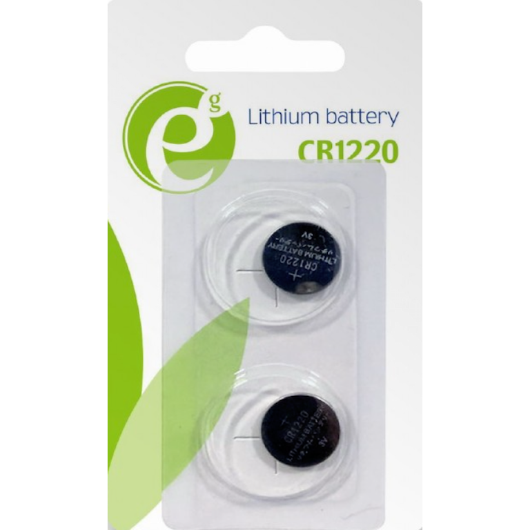 EG-BA-CR1220-01 ENERGENIE CR1220 Lithium button cell battery 3V PAK2