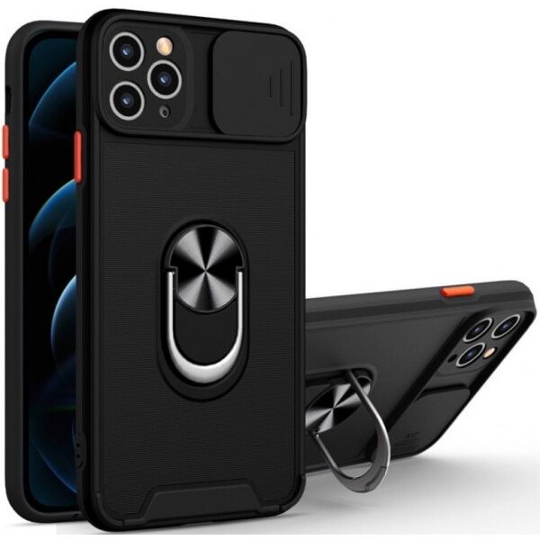 MCTR8-IPHONE XS Max * Futrola Magnetic Defender Silicone Black (149)