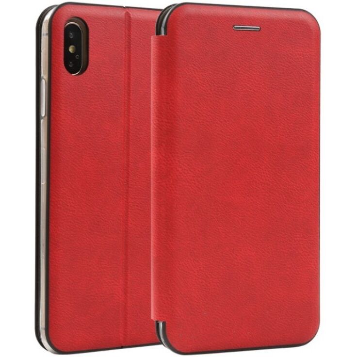 MCLF11-IPHONE XS Max * Futrola Leather FLIP Red (149)