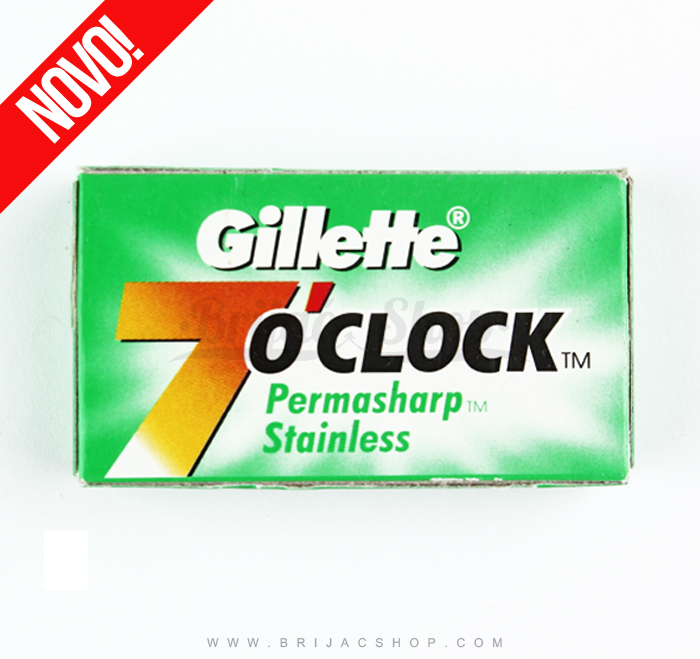 Gillette 7 O'Clock Permasharp Stainless -10kom