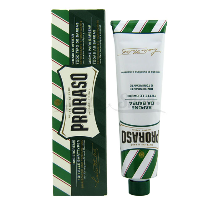 Proraso krema za brijanje u tubi - eukaliptus & mentol - 150ml