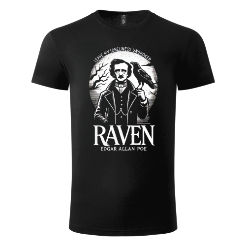 Raven - Edgar Allan Poe - Leave my loneliness unbroken (crna)