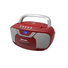 ROADSTAR Prenosivi CD radio kasetofon crveni RCR4635UMPRD