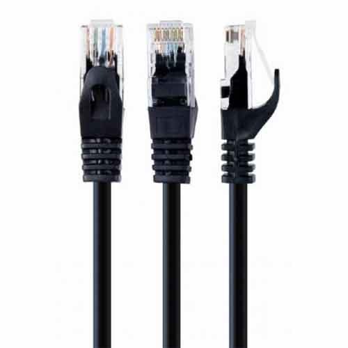 Gembird UTP Cat6 Patch cord, 1 m, black PP6U-1M/BK