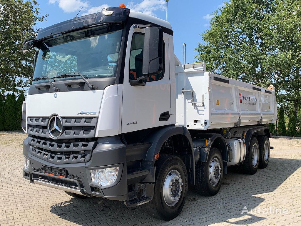 Mercedes-Benz AROCS 4142 8x4 EURO6 WYWROTKA TRÓJSTRONNA Z BORDMATIKIEM kiper