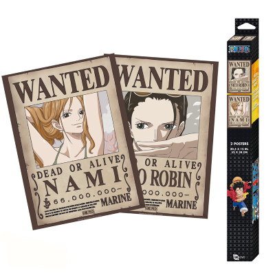 Poster set 2 - One Piece, Nami and Robin