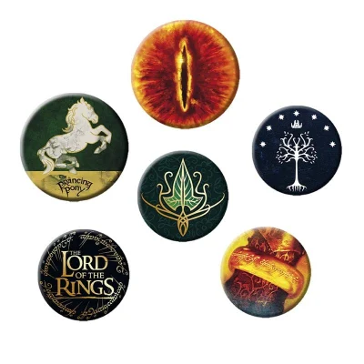 Bedž set 6 - The Lord Of The Rings, Symbols
