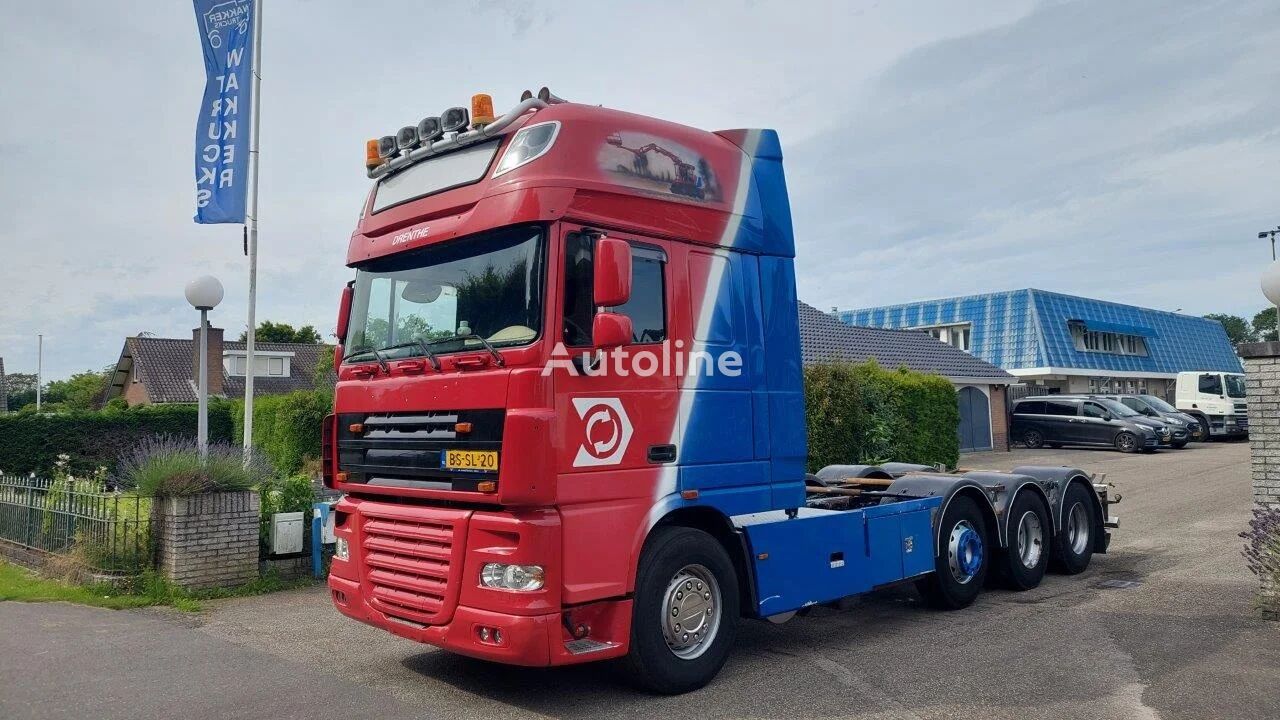 DAF XF 105.510 FAK 8x2 MANUAL GEARBOX 12 tyres! kamion šasija