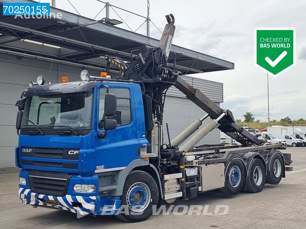 DAF CF85.410 8X2 25T VDL Palfinger Epsilon Q150Z Kran Lift+Lenkachse kamion rol kiper